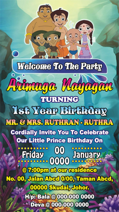 Onlineindiancards - Indian Invitation Card, Karumathi Card Design & Print