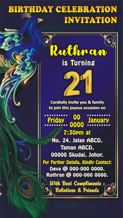 Onlineindiancards - Indian Invitation Card, Karumathi Card Design & Print