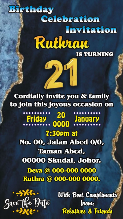 Onlineindiancards - Indian Invitation Card, Karumathi Card Design & Print