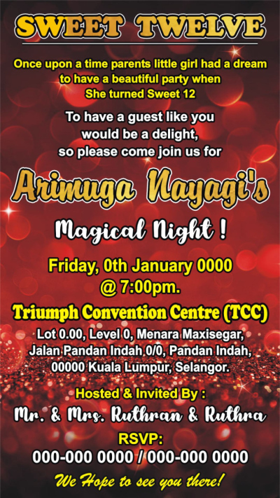 Onlineindiancards - Indian Invitation Card, Karumathi Card Design & Print